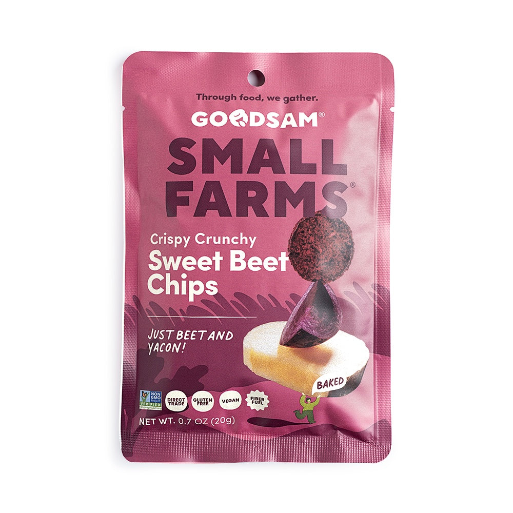 Sweet Beet Chips | Slow-Baked, 2 Ingredients, Clean Crunch | GoodSAM Foods – GoodSamFoods