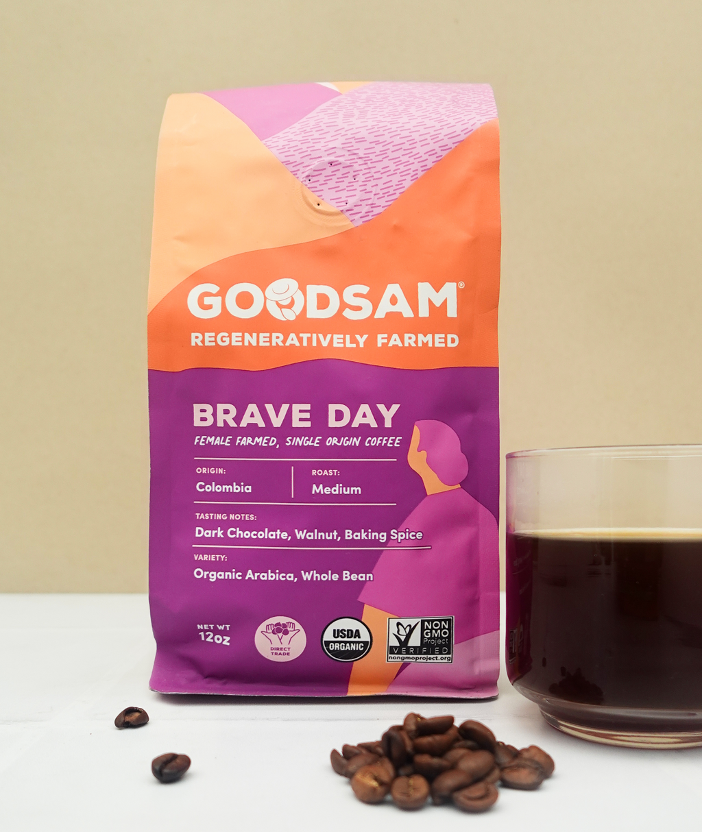 Brave Day Coffee - Whole Bean, Med Roast – GoodSamFoods