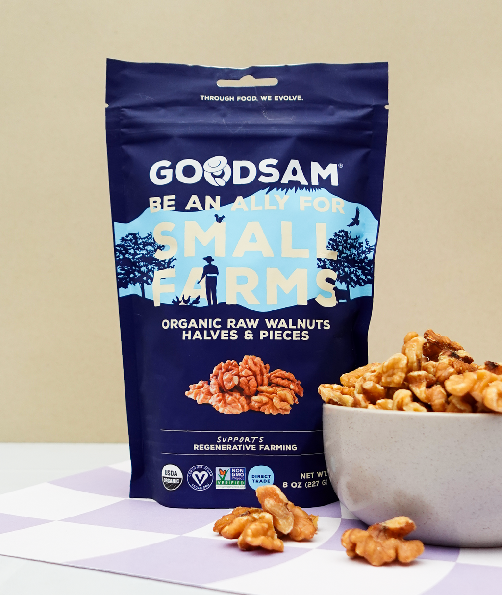 Organic Walnuts, Raw & Unsalted 8oz. – GoodSamFoods